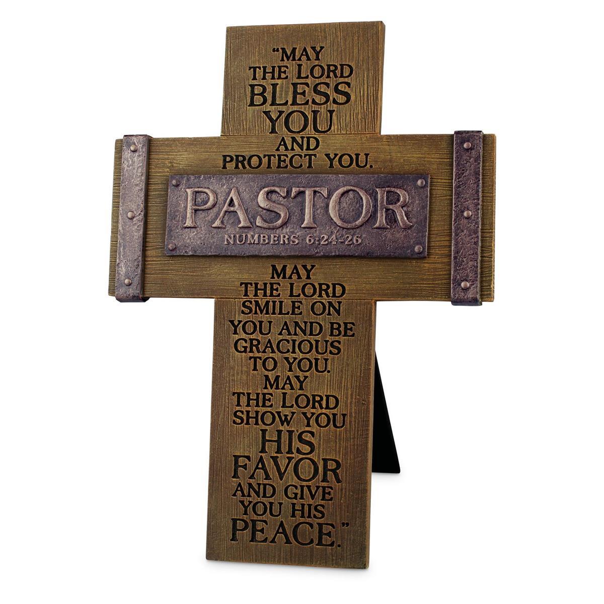 Desktop Cross Pastor Blessings | Family Books & Gifts