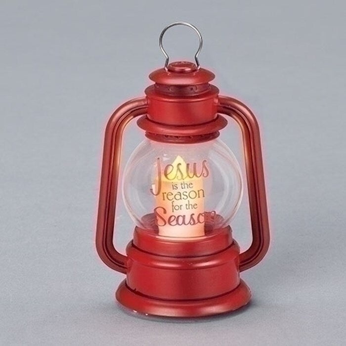 261841 3.5 in. LED-Jesus is The Reason Lantern | Family Books & Gifts